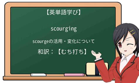 【英単語】scourgingを徹底解説！意味、使い方、例文、読み方 おもしろい英文法