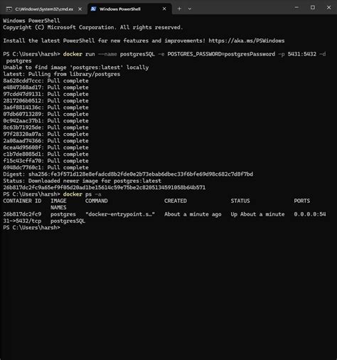 Just Containerized Postgresql Using Docker Aharsh Singh