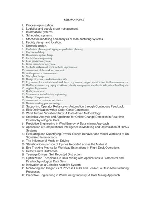 Research Topics Pdf Mathematical Optimization Applied Mathematics