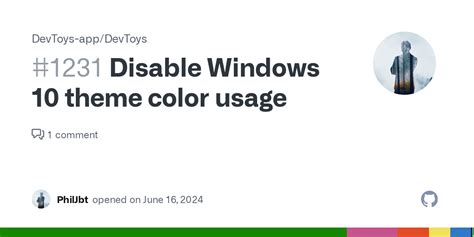 Disable Windows 10 Theme Color Usage · Issue 1231 · Devtoys App