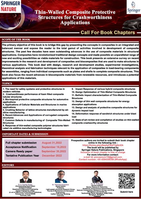 Pdf Thin Walled Composite Protective Structures For Crashworthiness Applications