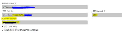 using named credentials in integration procedure