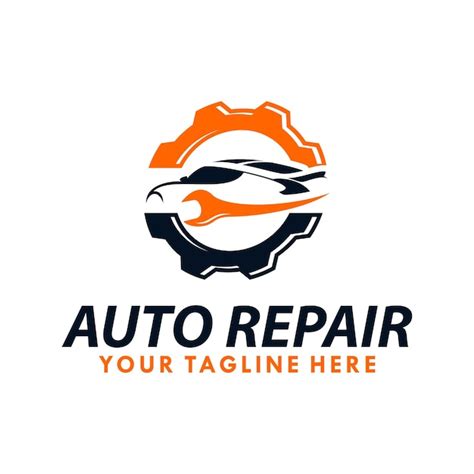 Auto Repair Logo Design Template Premium Vector