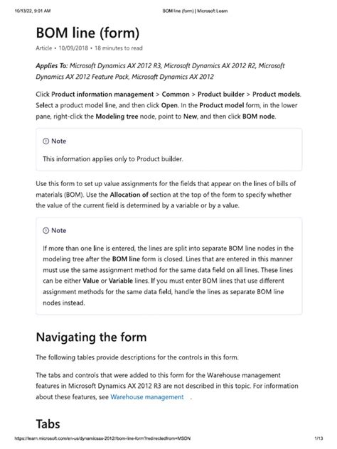 Bom Lines Pdf