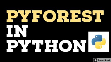 pyforest python library in 2 mins youtube