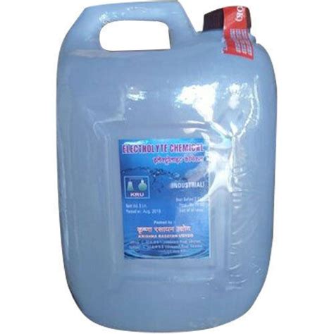 Liquid Battery Electrolyte 5 L Can High Purity Industrial