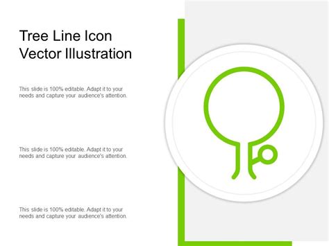 Tree Line Icon Vector Illustration Ppt PowerPoint Presentation Design Ideas PDF