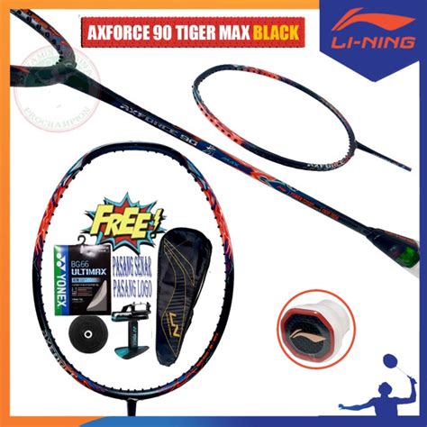 Jual Tx0124 New Lining Axforce 9 Ter Max Raket Bton Orinal Shopee