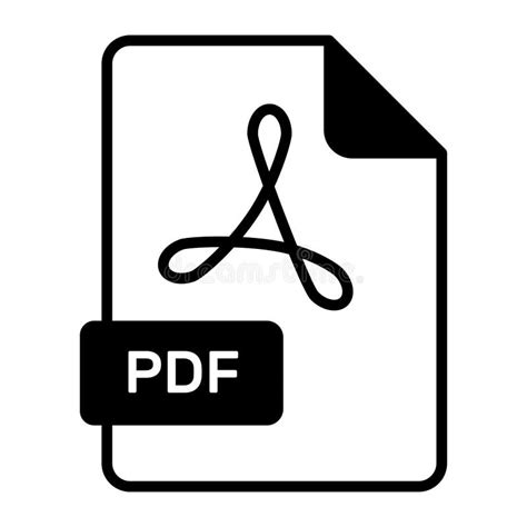 An Amazing Vector Icon Of Pdf File Editable Design Stock Vector Illustration Of Sheet