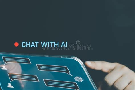 Ai Chat Bot Conversation Using Artificial Intelligence Technology To