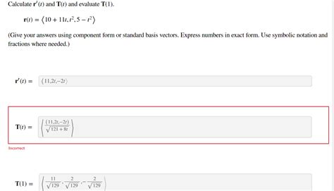Solved Calculate R T And T T And Evaluate T 1 Chegg Com