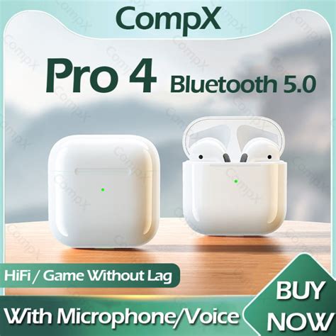 Pro Tws Bluetooth Earphones With Microphone Touch Hifi Stereo Wireless Earbuds Bluetooth