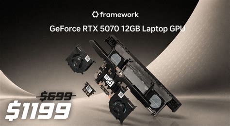 Framework Rtx 5070 12gb Graphics Module Costs 1199 Over 70 More