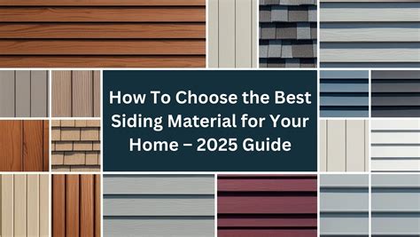 Best Siding Material For Your Home 2025 Wilmington Guide