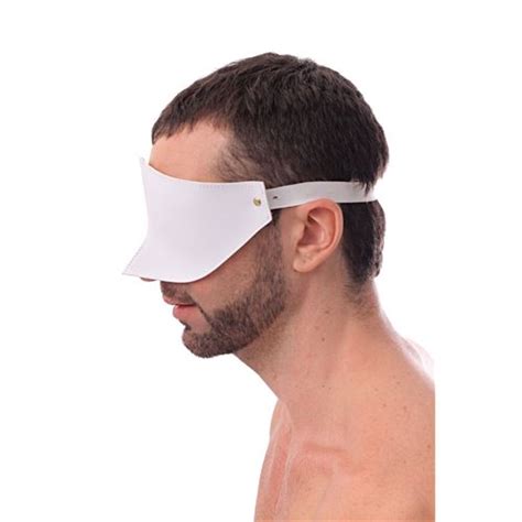 Antifaz Luxury Ciego Reforzado Blanco Infarta Fetish Fetiche