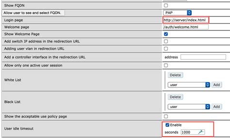 external captive portal authentication wireless access