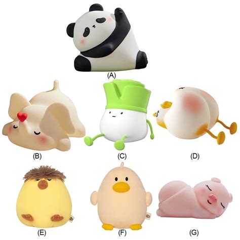 Led Cute Atmosphere Lamp 1200mah Patting Nightlight For Desk Bedroom