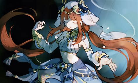 Nilou Genshin Impact Drawn By Moyamushroom Danbooru