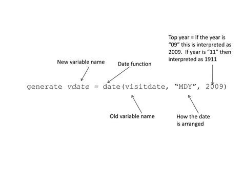 ppt mostly dates… and a f ew o ther u seful stata commands powerpoint