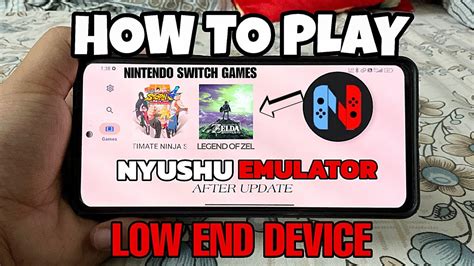 HOW TO PLAY NINTENDO SWITCH GAMES! IN ANDROID USING NYUSHU EMULATOR - YouTube