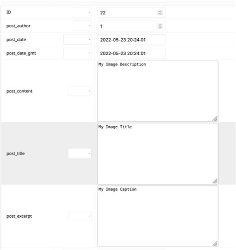 Wordpress Media Data Stored In The Sites Database