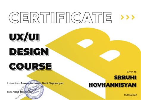 Srbuhi Hovhannisyan On Linkedin Happy Received Uiux