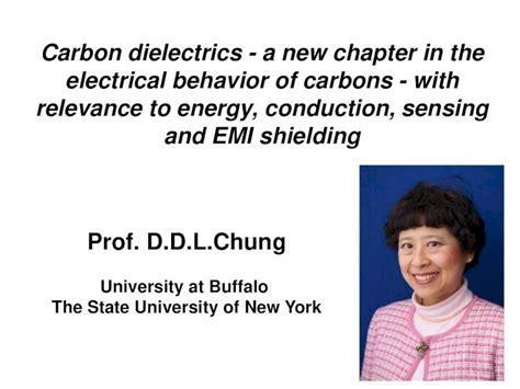 Pdf Carbon Dielectrics A New Chapter In The Electrical Carbon Dielectrics A New