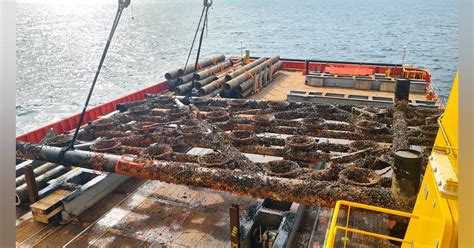 Deepocean Removes North Sea Dunlin Conductors Support Structures