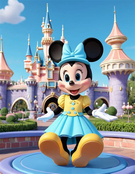 Linabell In Disneyland 2d Cartoon Style Stable Diffusion Online