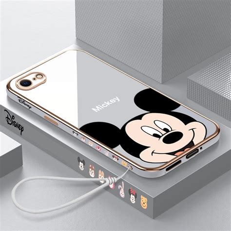 เคสโทรศัพท์มือถือซิลิโคน ขอบตรง ลายการ์ตูนผู้หญิง หรูหรา สําหรับ Iphone