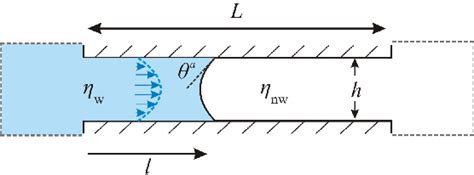Figure 1 From Capillary Filling And Haines Jump Dynamics Using Free Energy Lattice Boltzmann