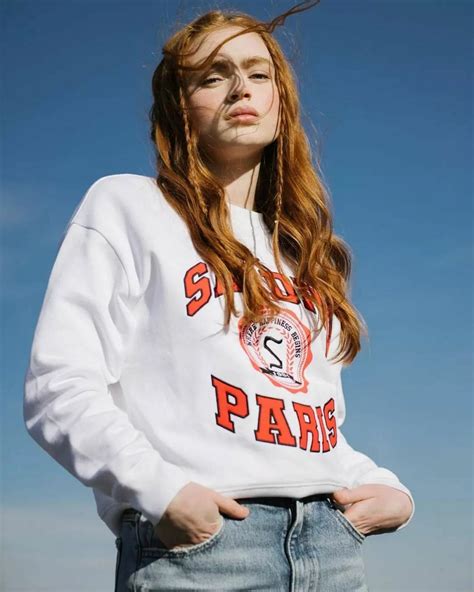 Sadie Sink Sandro Paris Spring Summer 22 Collection January 2022