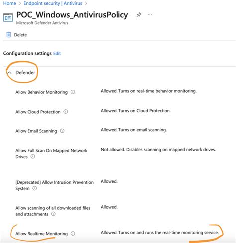 Questions About Ms Defender Via Intune R Intune