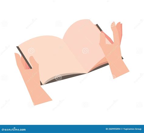 Hands With Book Stock Illustration Illustration Of Read 260995894