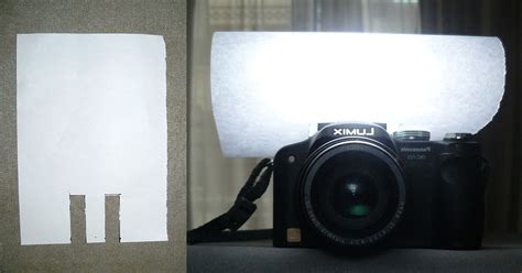 How To Turn A Piece Of Paper Into A Diy 001 Flash Diffuser Petapixel