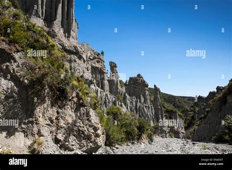 The Putangirua Scenic Reserve Or Pinnacles An Area Of Eroded Gravel