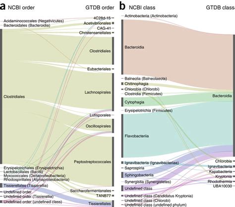 Comparisons Of Ncbi And Gtdb Classifications Of Genomes Designated As
