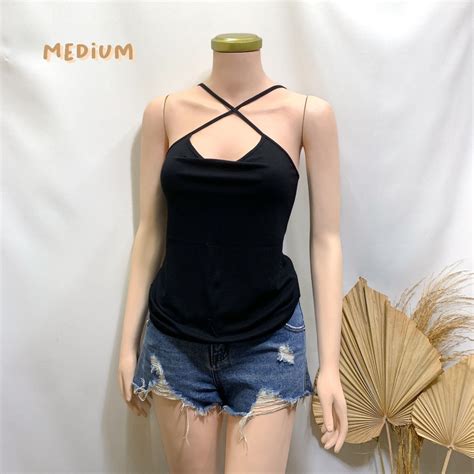 Black Sando Womens Fashion Tops Sleeveless On Carousell