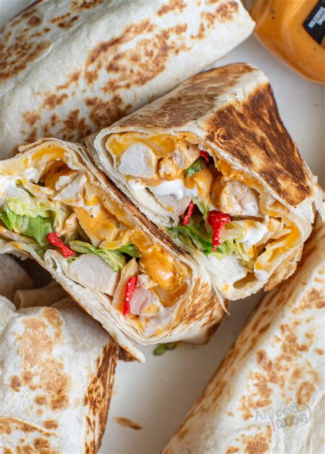 Chipotle Ranch Grilled Chicken Burrito Alyonas Cooking