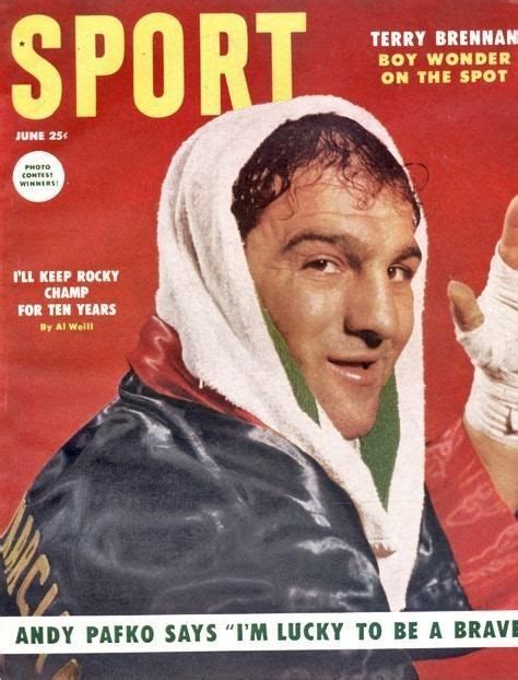June 1954 Sport Cover Rocky Marciano Boxing Sport Magazine Sports