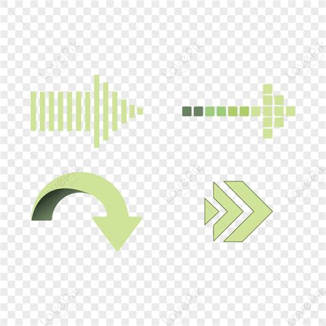 밝은 녹색 그라데이션 화살표연두색상징광장 Png 일러스트 무료 다운로드 Lovepik