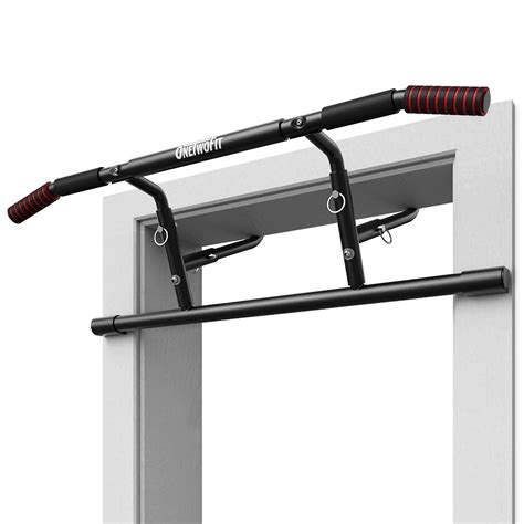 Onetwofit Pull Up Bar Without Screws No Drilling Adjustable Exercise