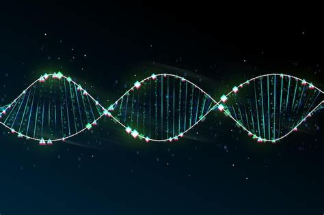 Premium Photo Innovation Science And Genetics Concept With Bright