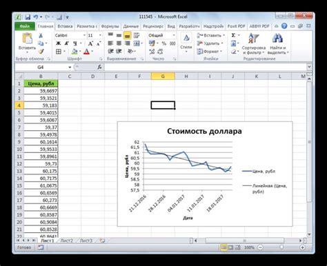 Как добавить линию тренда в Excel Как добавить линию тренда на