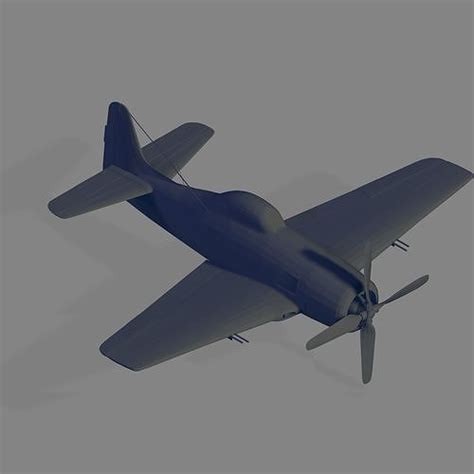 F8f 1b Bearcat 3d Model Cgtrader