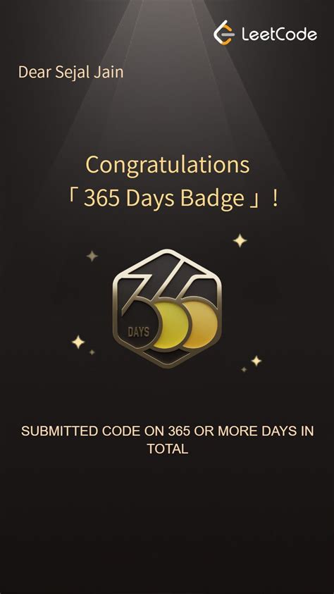 365daystreak Leetcode Leetcodechallenge Codingchallenge