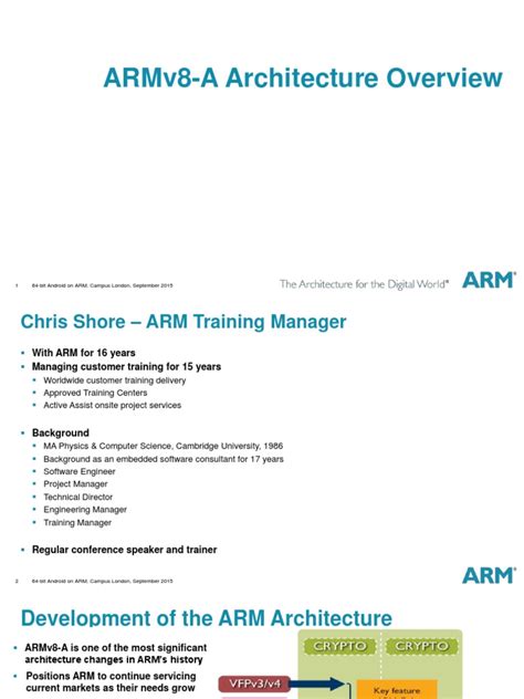 Armv8 Overview Pdf Arm Architecture 64 Bit Computing