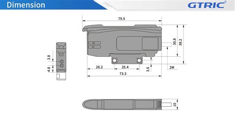 Single Output Color Fiber Optical Amplifier Sensor Gtric