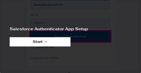 Salesforce Authenticator App Setup