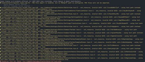 errors that happen when using dialogic 2 0 for the first time · issue